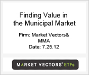Finding Value in the Municipal Market - Market Vectors ETFs - 7.25.12