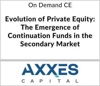 Evolution of Private Equity: The Emergence of Continuation Funds in the ...